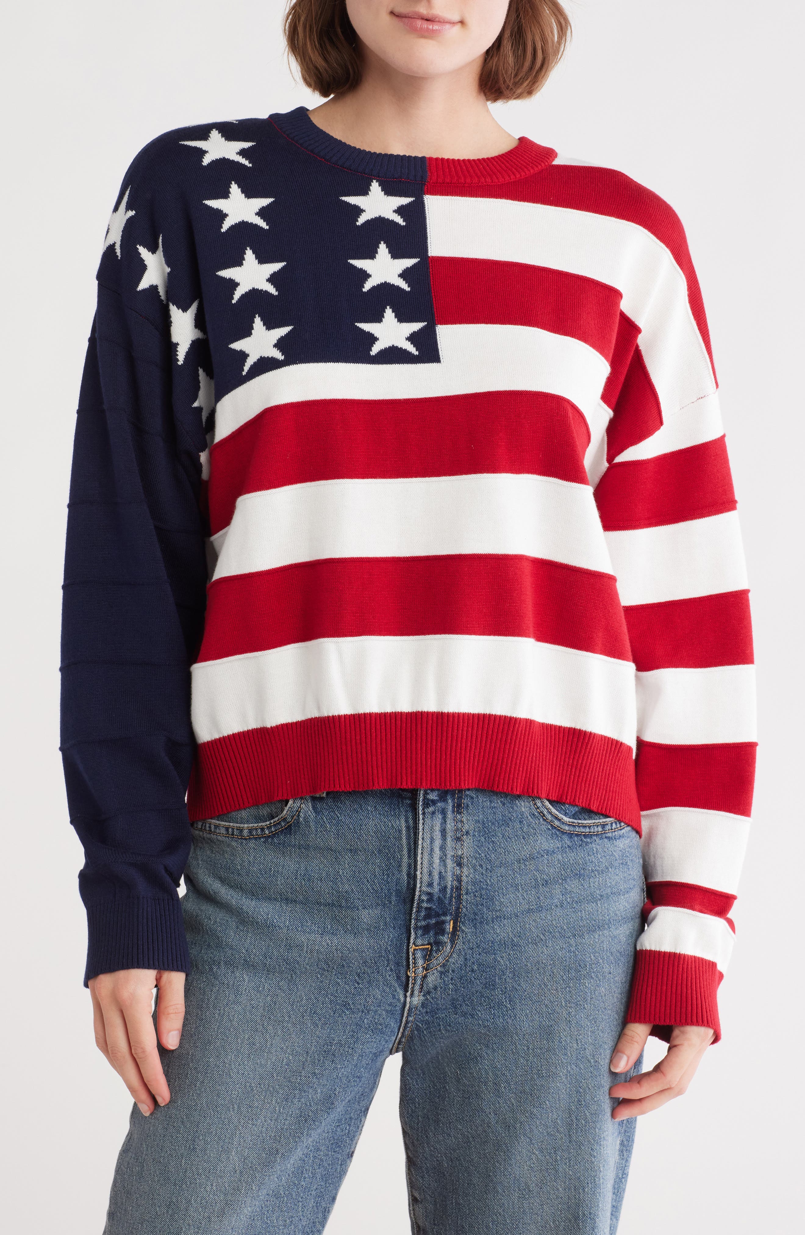 Vigoss American Flag Pullover Sweater | Nordstromrack