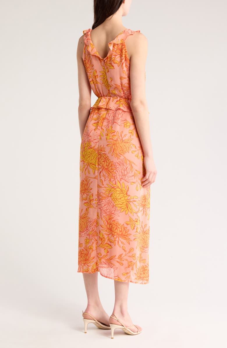 Lost + Wander Peony Delight Sleeveless Ruffle Maxi Dress | Nordstromrack