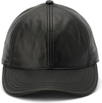 COACH Leather Baseball Cap | Nordstrom