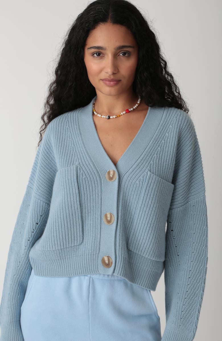 Electric & Rose Cora Merino Wool Crop Cardigan | Nordstrom