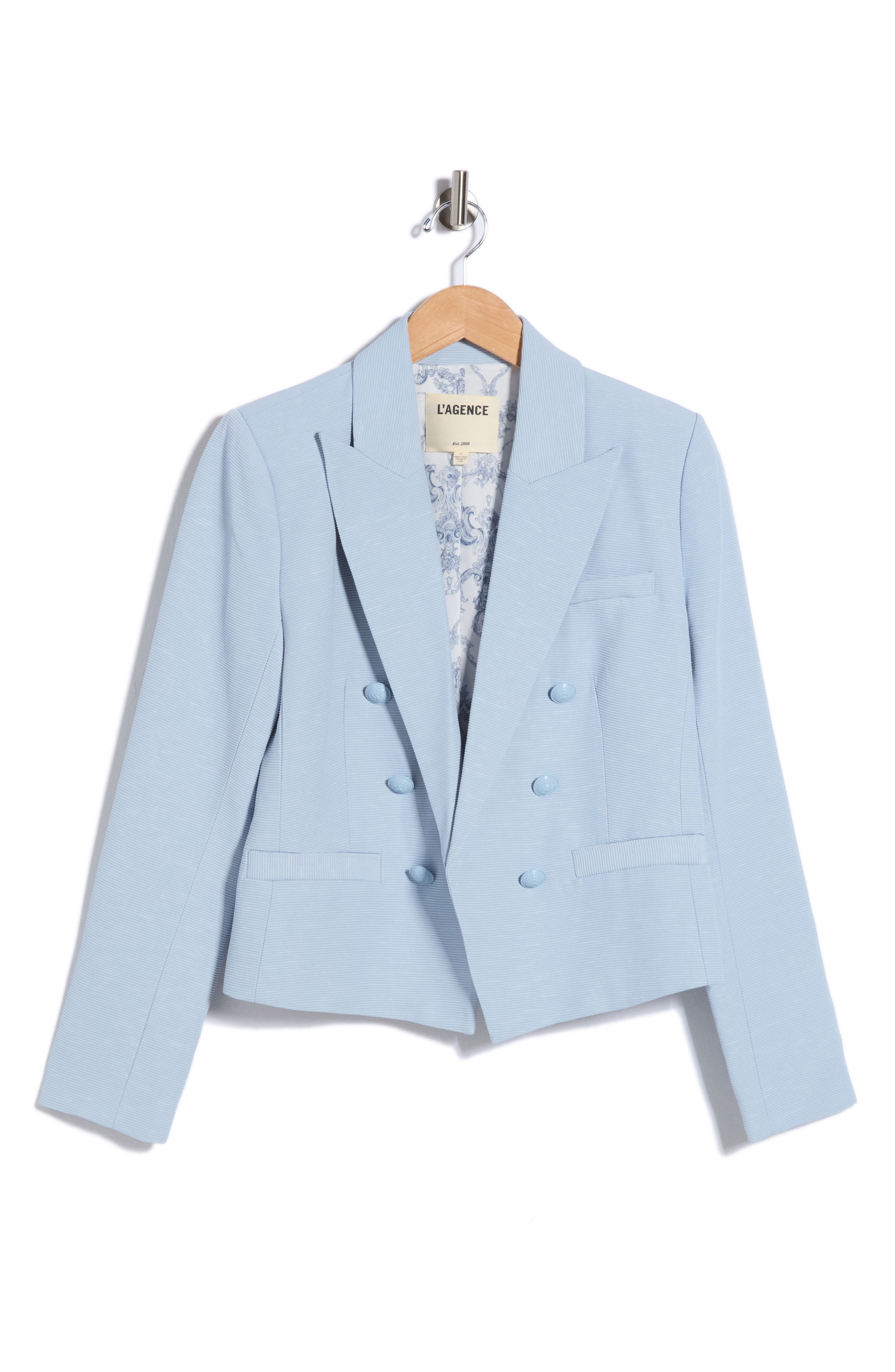 Brooke Texture Double Breasted Crop Blazer (Women) | Nordstromrack