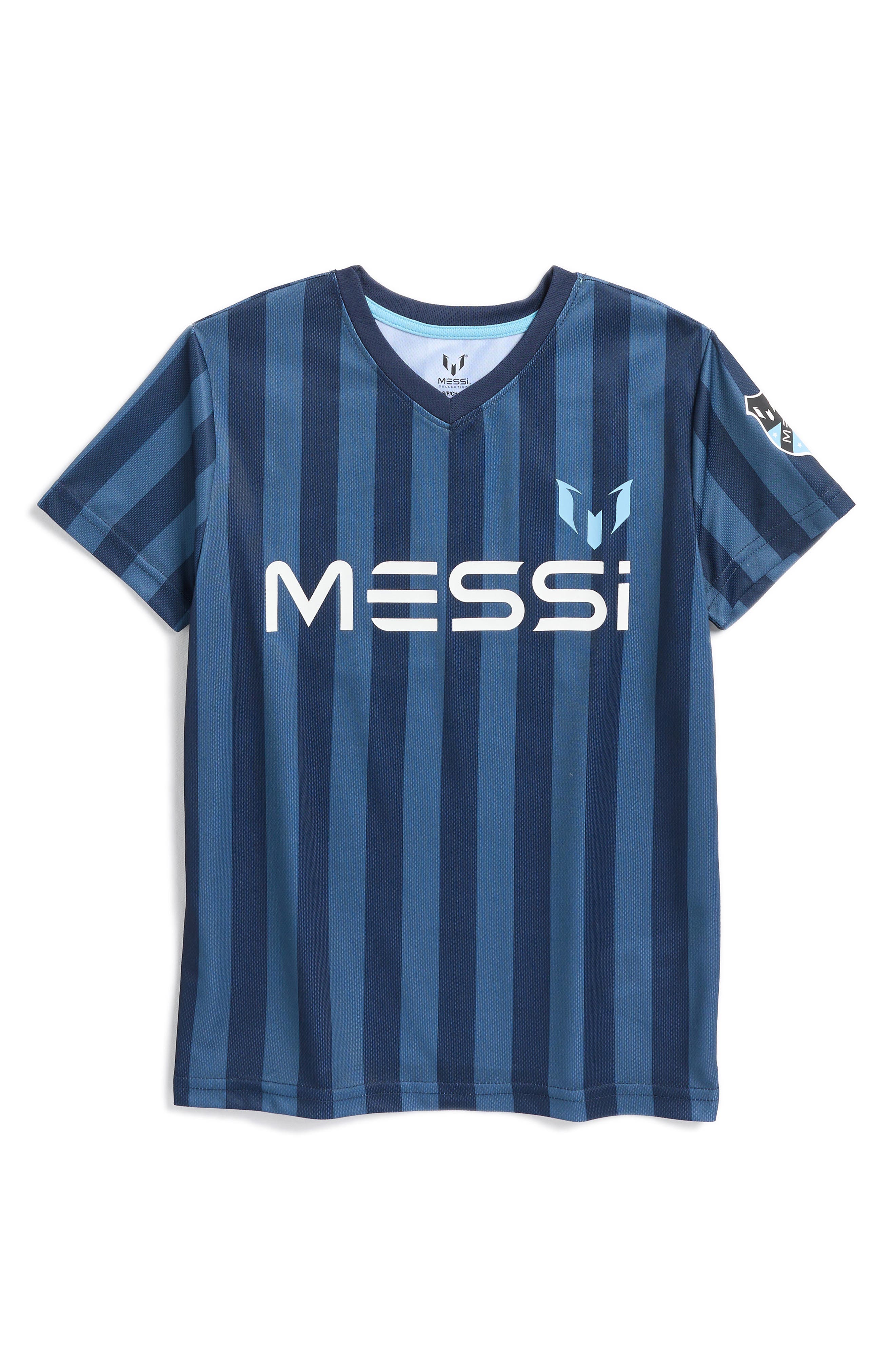 Messi Kids' Logo Stripe Short Sleeve T-Shirt | Nordstromrack