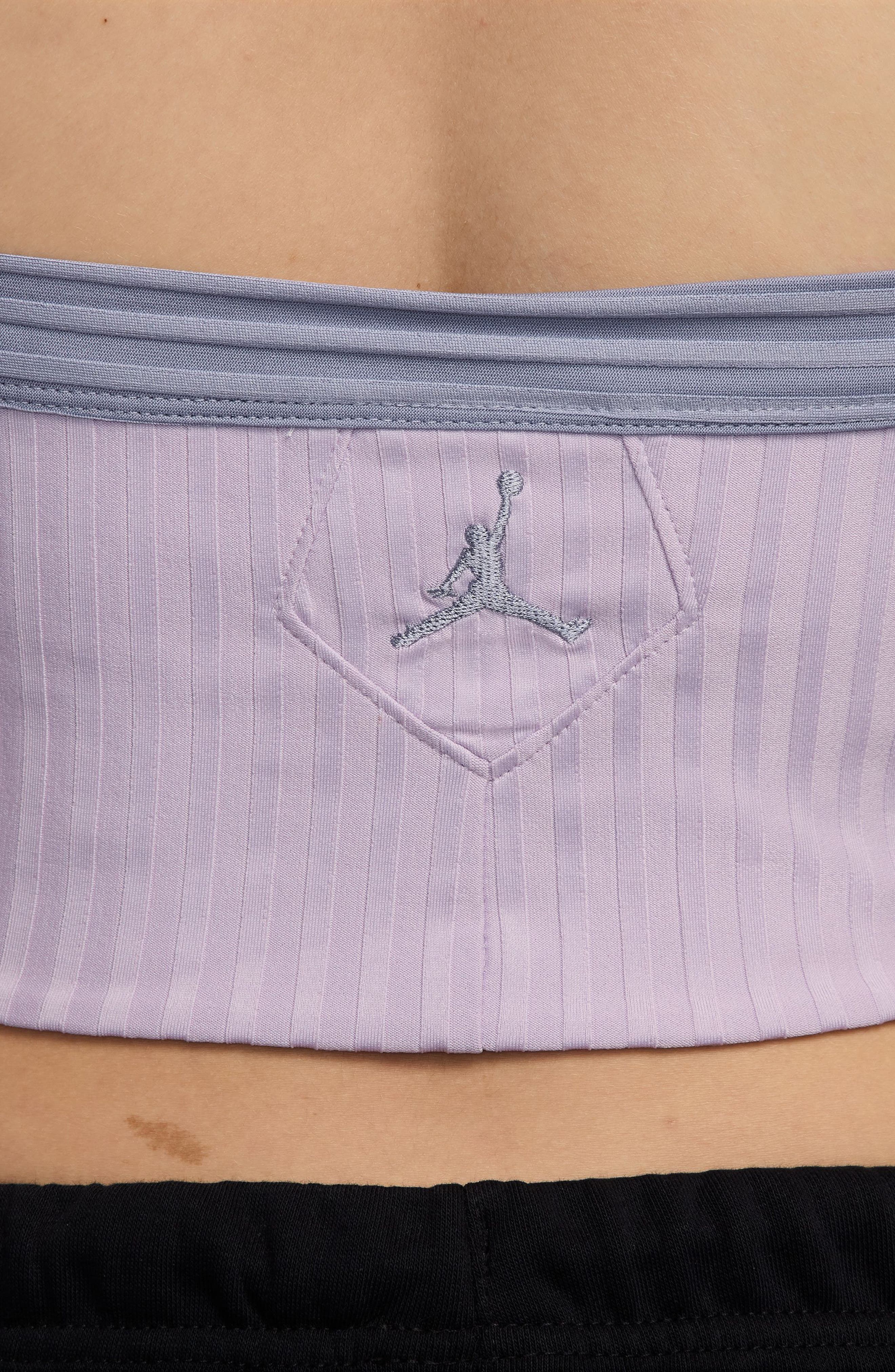 Jordan Flight Poolside Rib Crop Halter Top | Nordstromrack