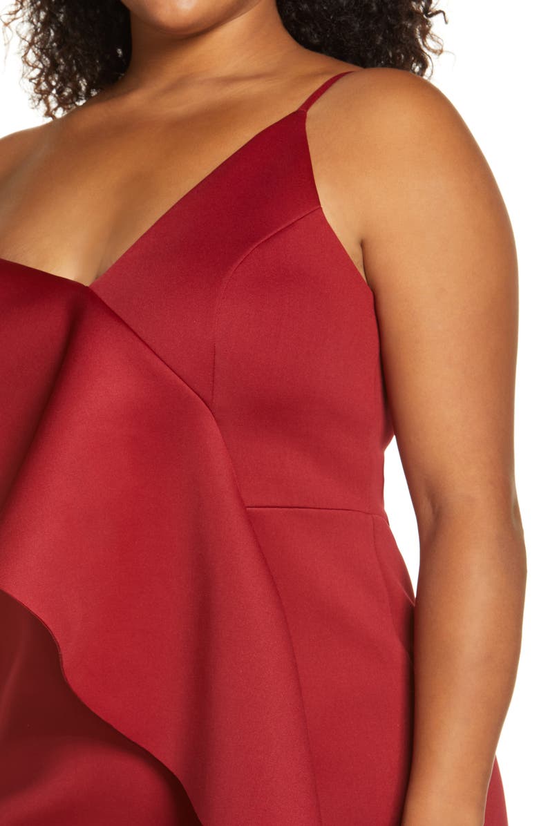 Lavish Alice One-Shoulder Ruffle Dress | Nordstromrack