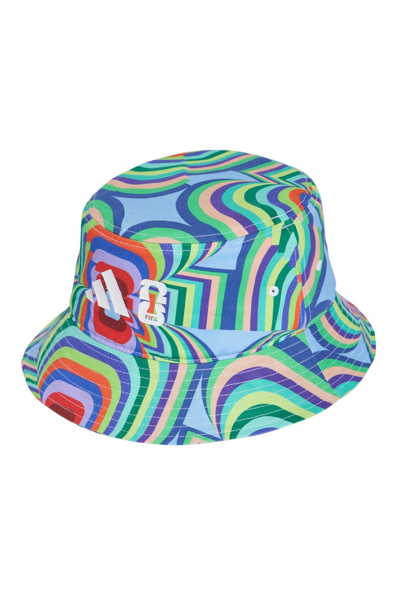 FIFA World Cup 2026™ Rainbow Abstract Stripe Bucket Hat | Nordstrom