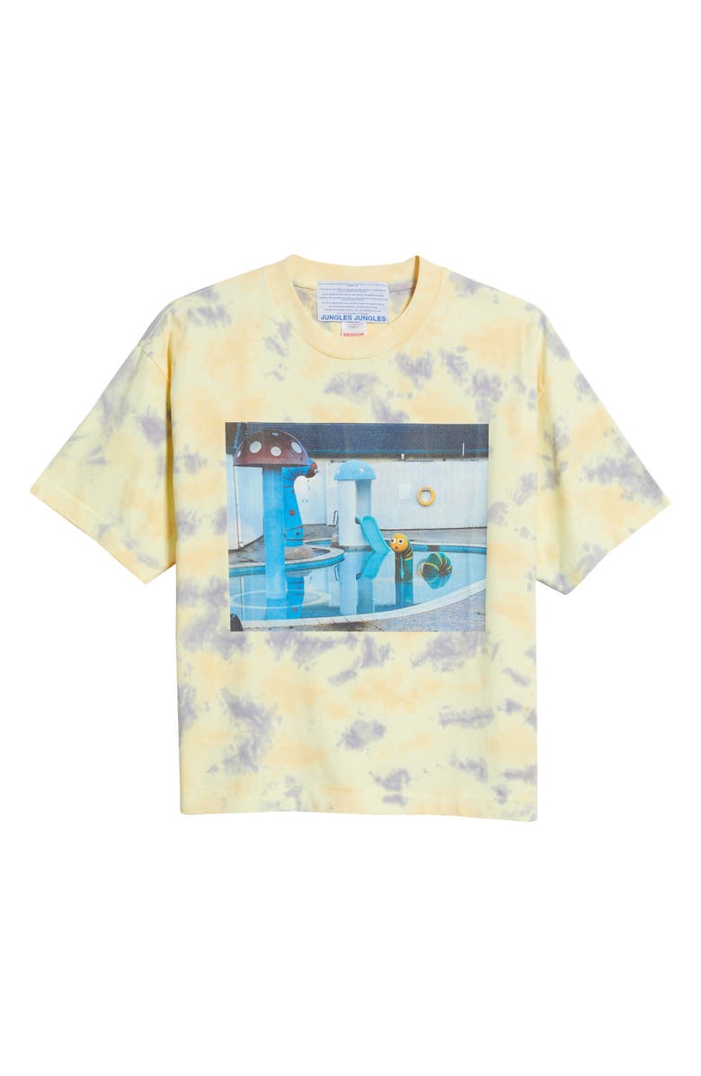 JUNGLES Fabricated Dreames Oversize Reversible Graphic T-Shirt ...