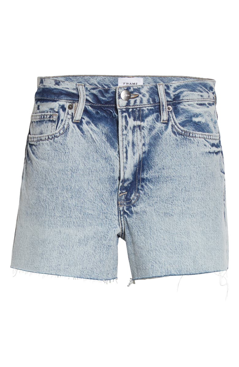 FRAME Le Simone Fray Hem Denim Cutoff Shorts | Nordstromrack
