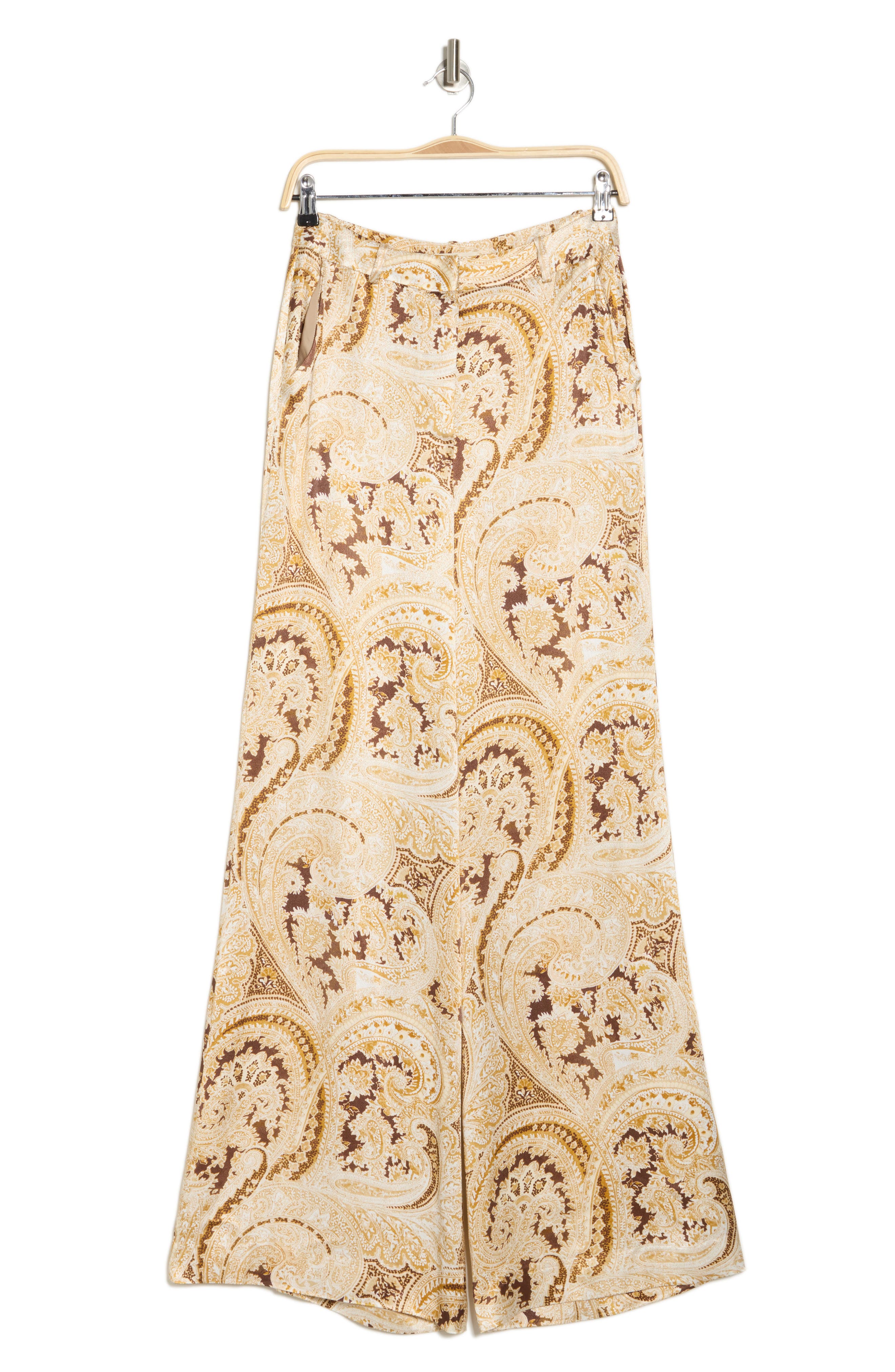 L'AGENCE Pilar Paisley Wide Leg Pants | Nordstromrack