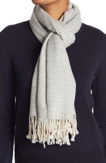 La Fiorentina Basket Twill Wool Blend Scarf | Nordstromrack