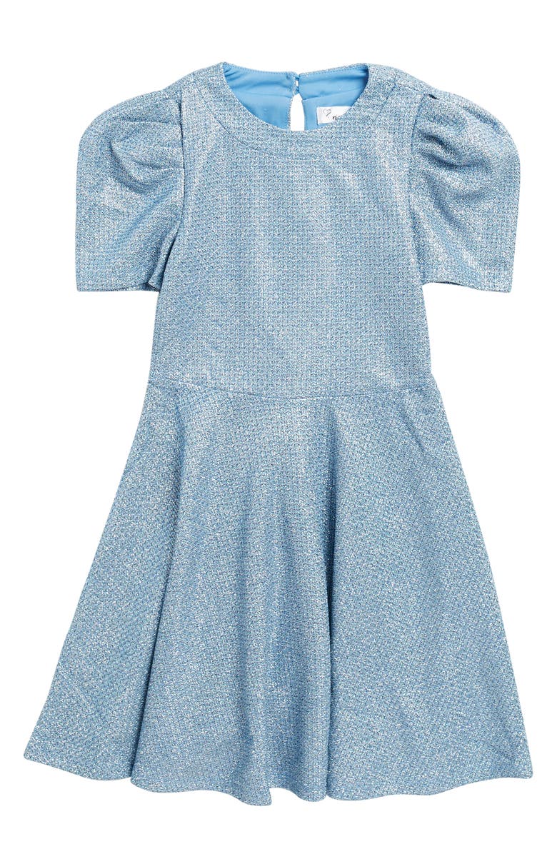 LOVE, NICKIE LEW Love Nickie Lew Glitter Puff Sleeve Dress | Nordstromrack
