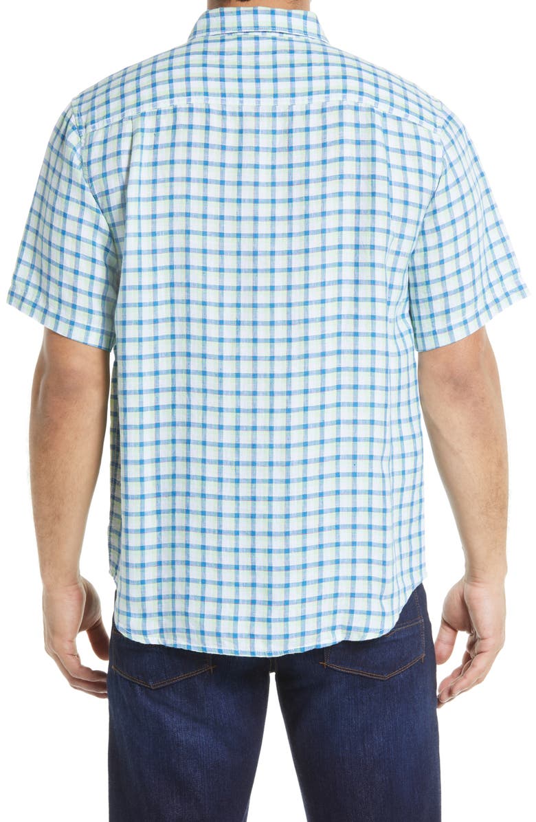 Tommy Bahama St. Croix Check Short Sleeve Button-Up Shirt | Nordstrom