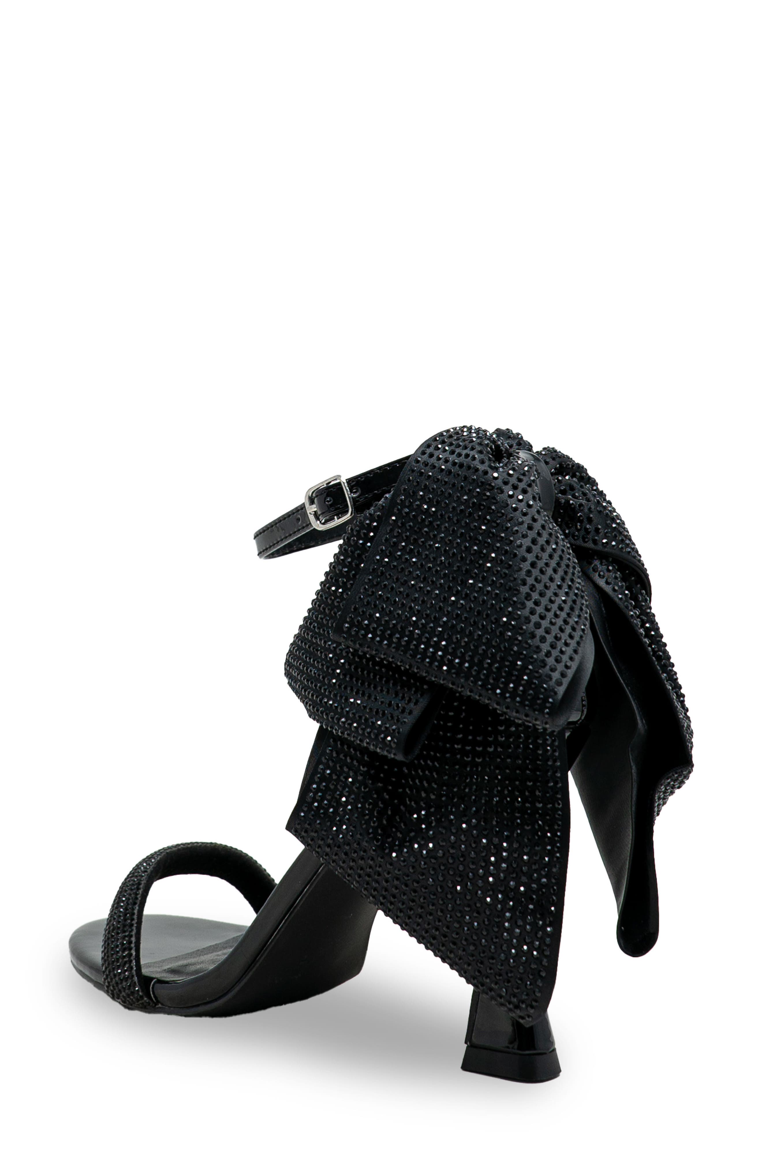CHASE AND CHLOE Draped Bow Rhinestone Sandal (Women) | Nordstromrack
