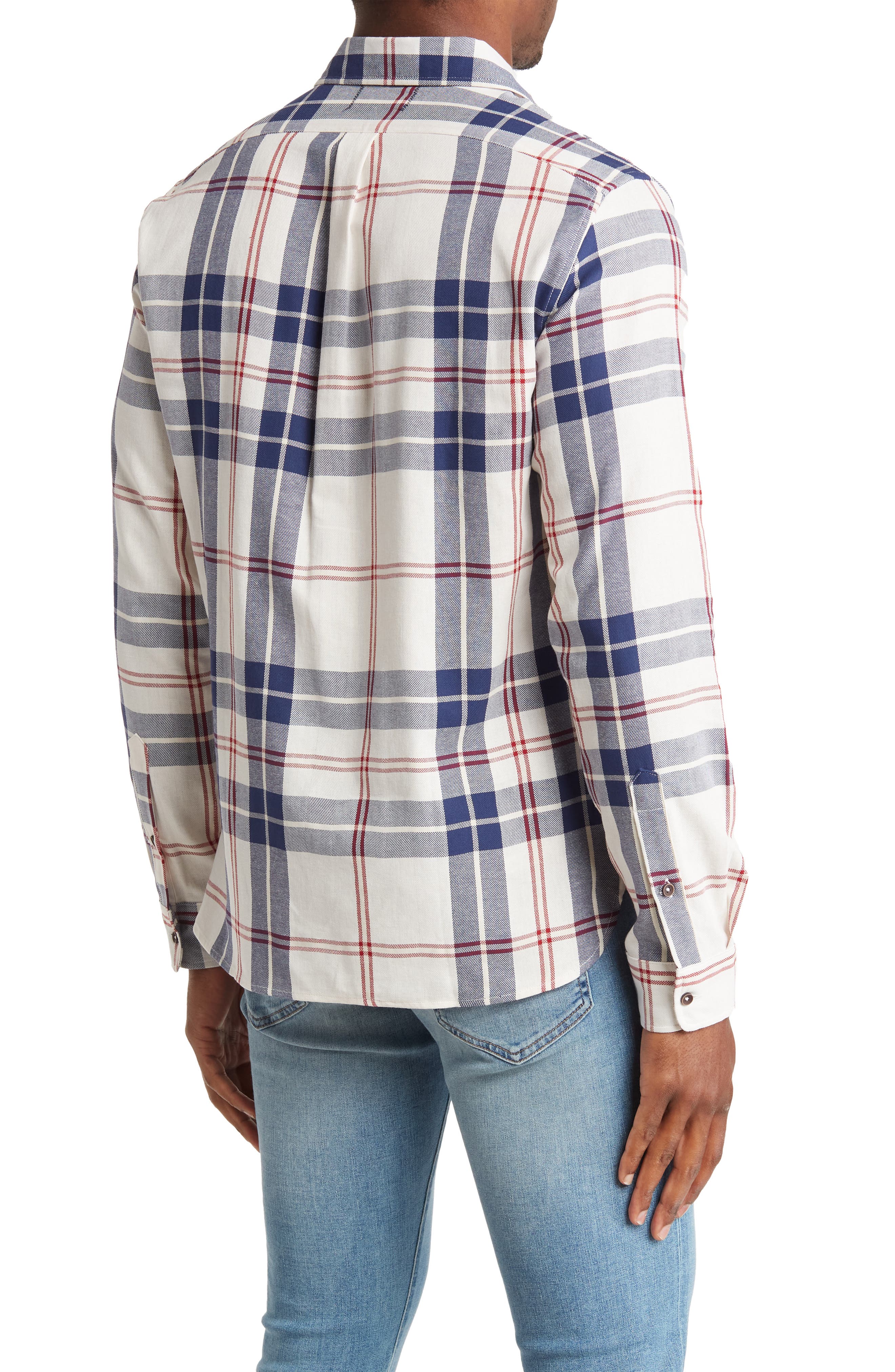 M.Singer Vineyard Plaid Cotton Button-Up Shirt | Nordstromrack