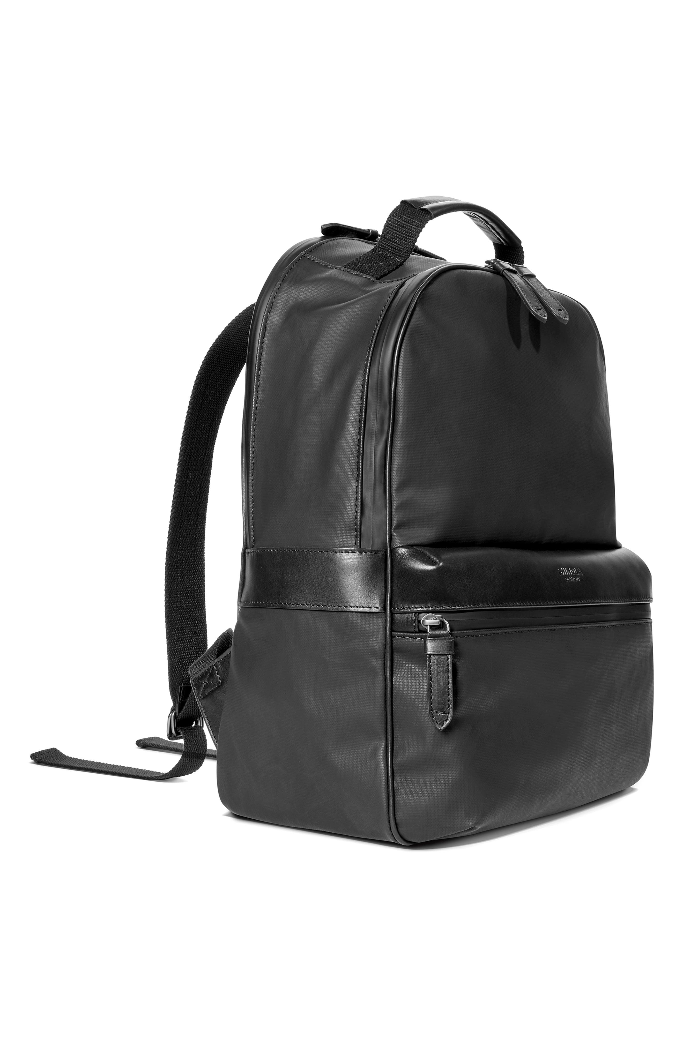 Shinola Runwell Coated Canvas & Leather Laptop Backpack | Nordstrom
