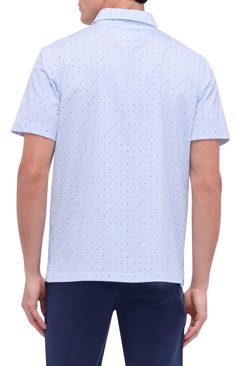 Bugatchi Victor OoohCotton® Diamond Print Polo | Nordstromrack