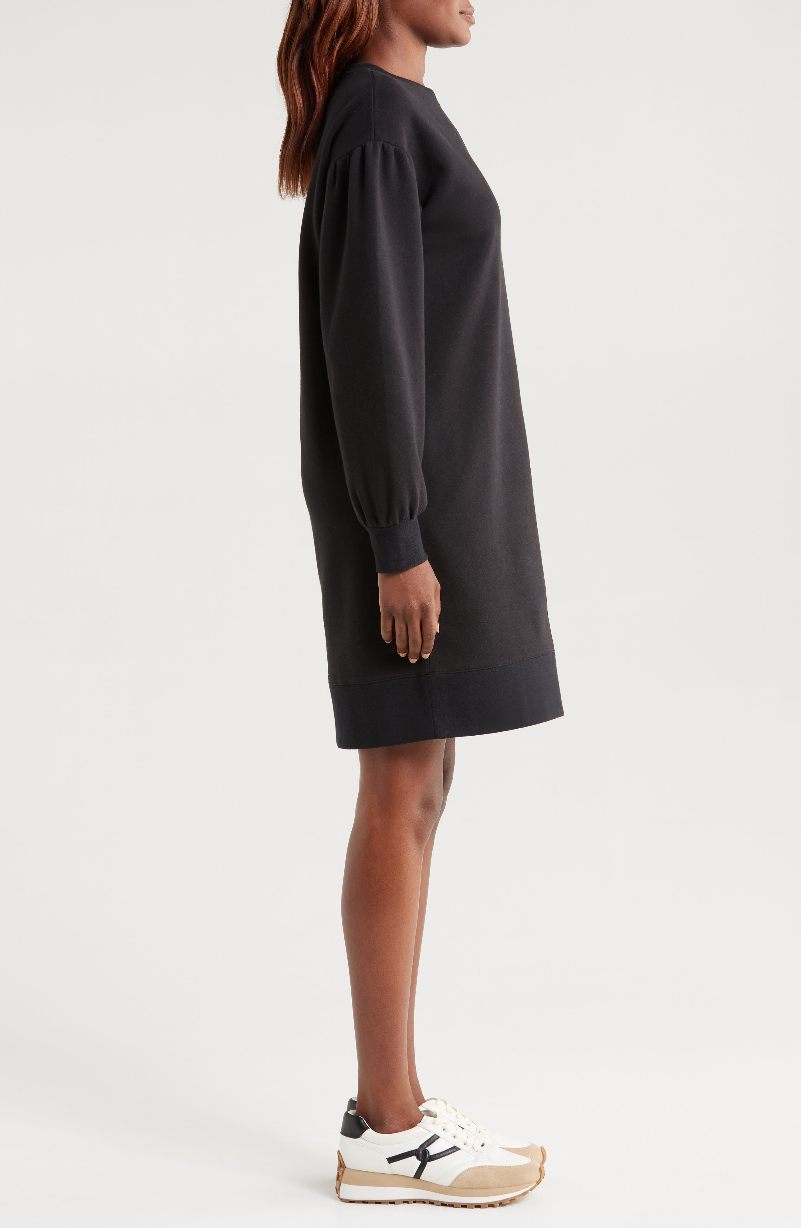 Caslon® Crewneck Sweatshirt Dress | Nordstromrack