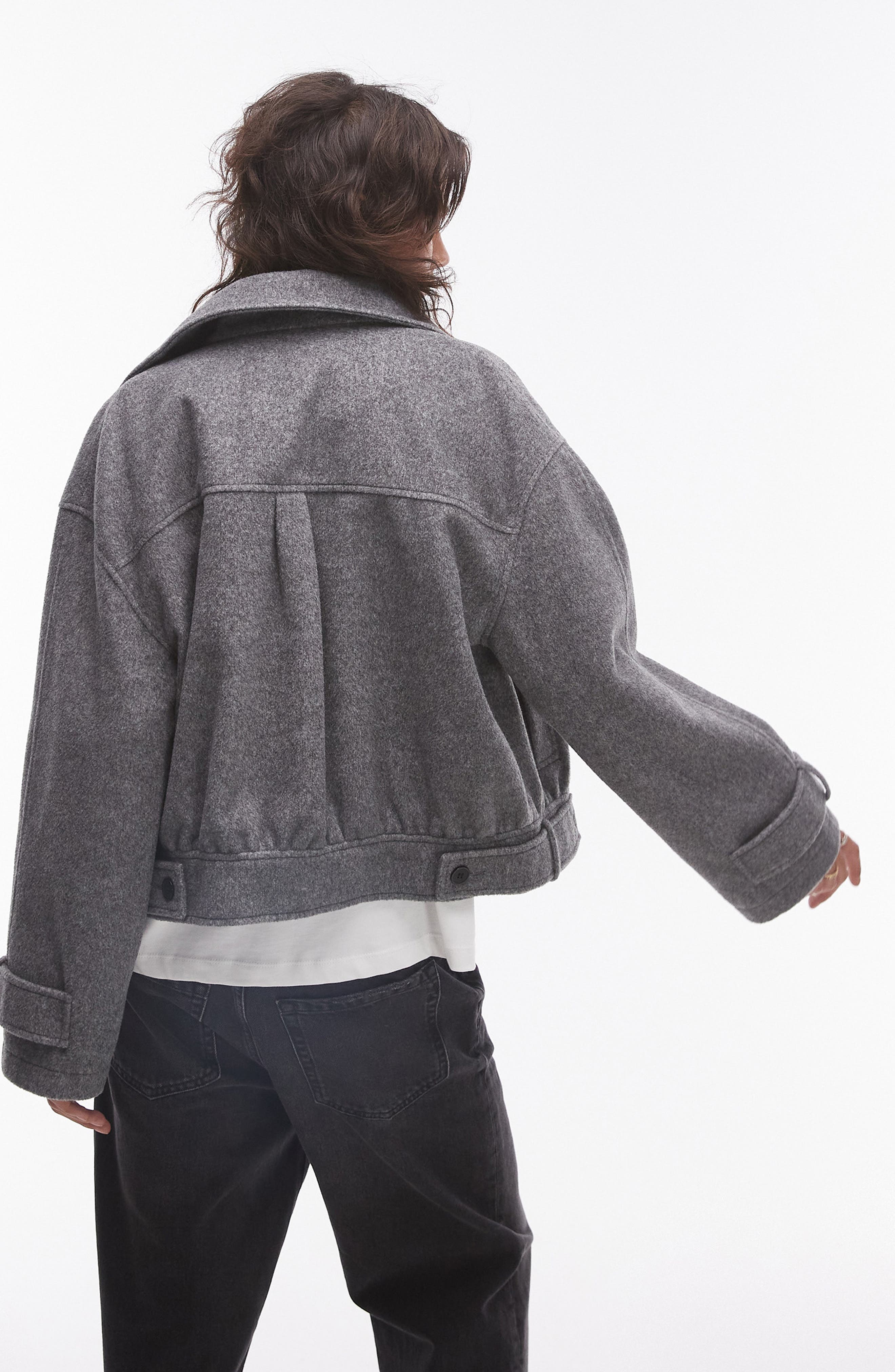 Topshop Brushed Jacket | Nordstromrack