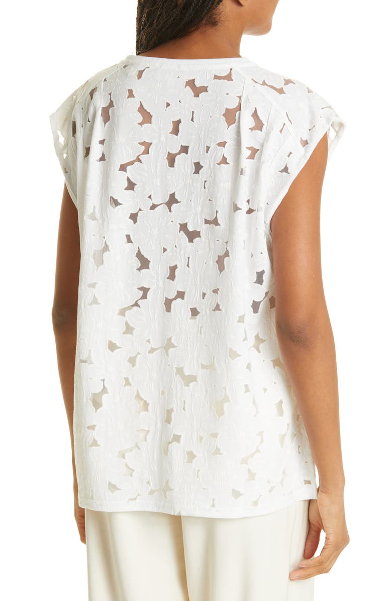 Ted Baker London Ericah Burnout Semisheer Top | Nordstromrack