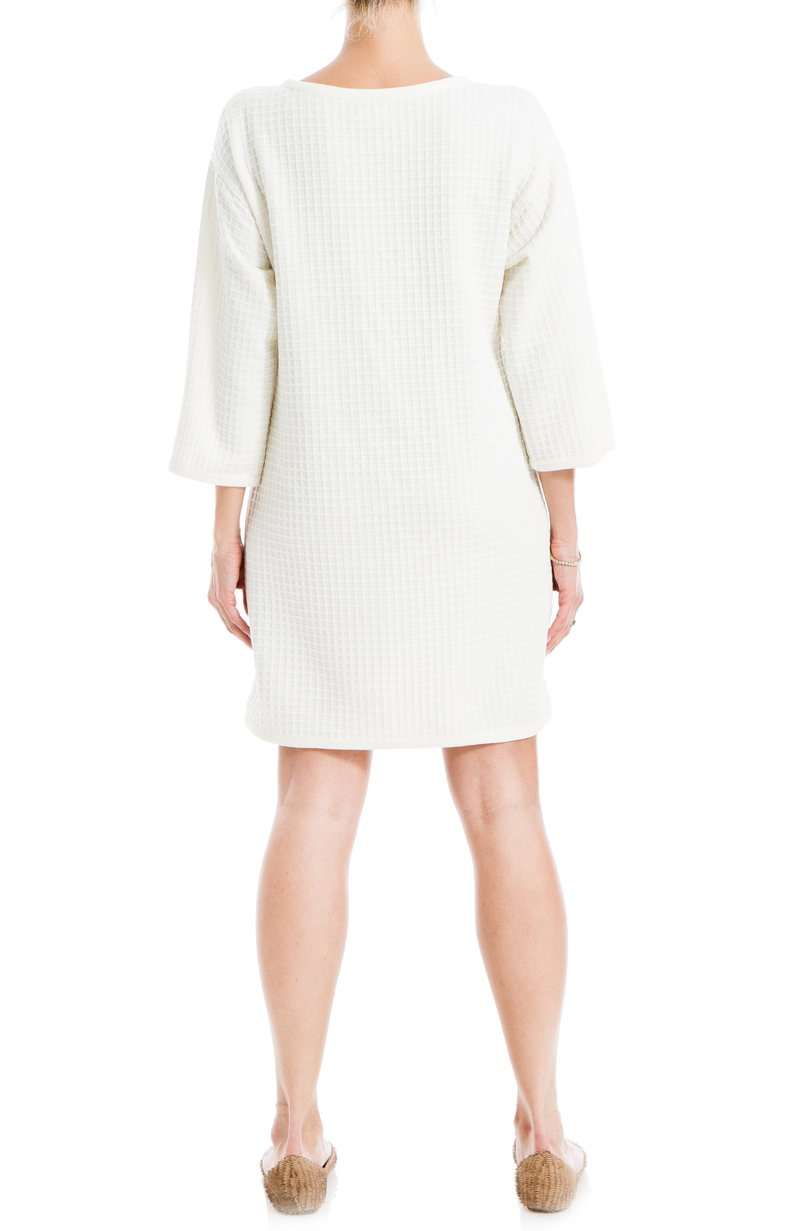 MAX STUDIO Waffle Knit Shift Dress | Nordstromrack