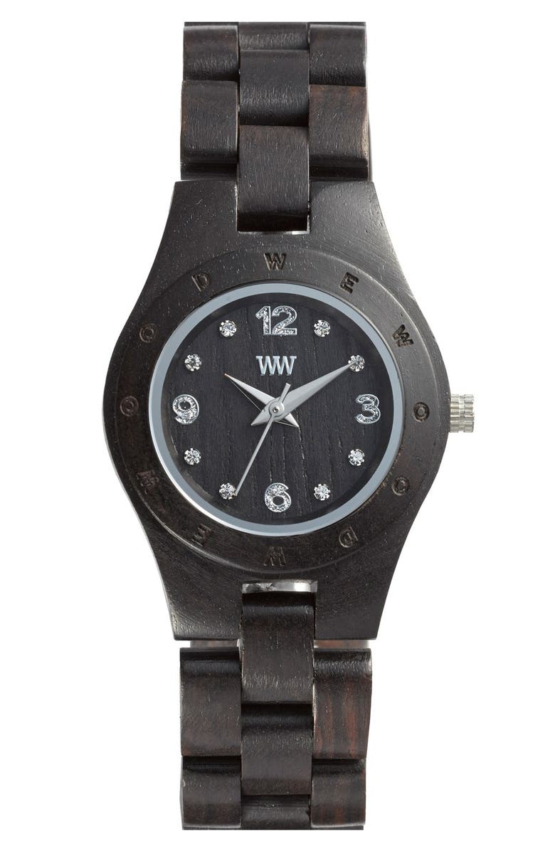 WeWOOD 'Moon Deneb' Wood Bracelet Watch, 29mm | Nordstrom