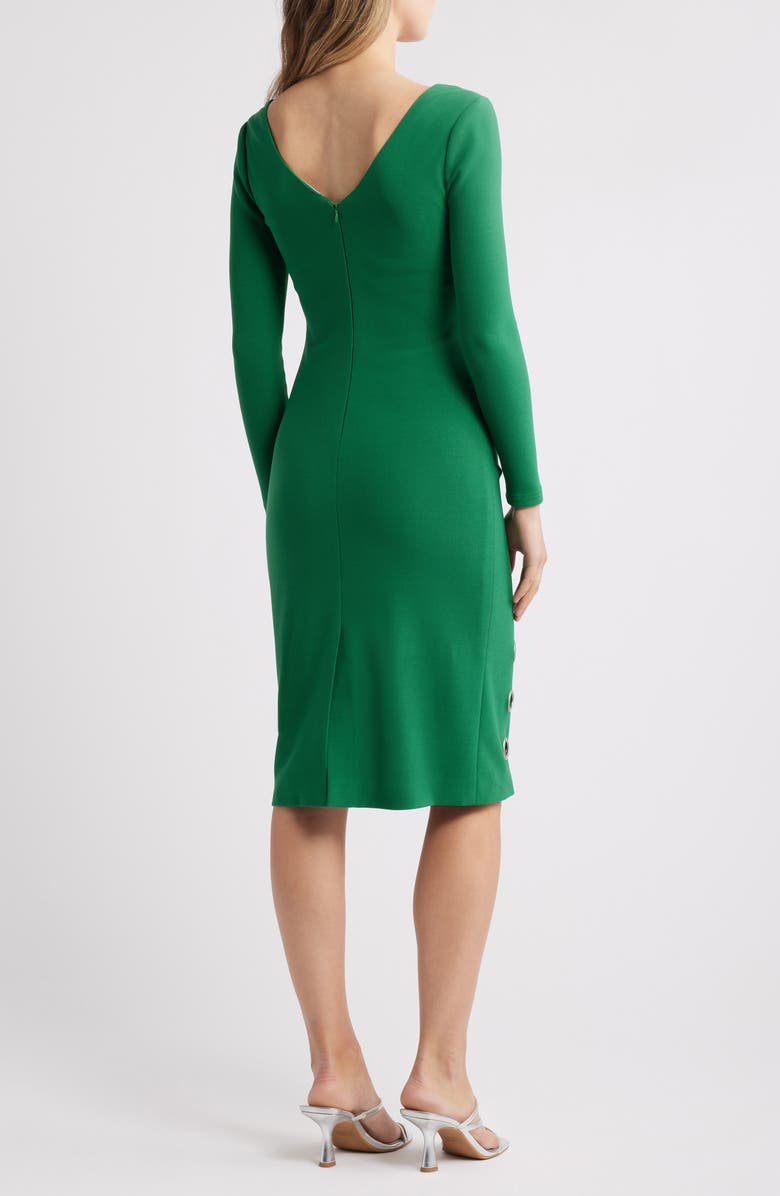 NIKKI LUND Edda Long Sleeve Sheath Dress | Nordstrom