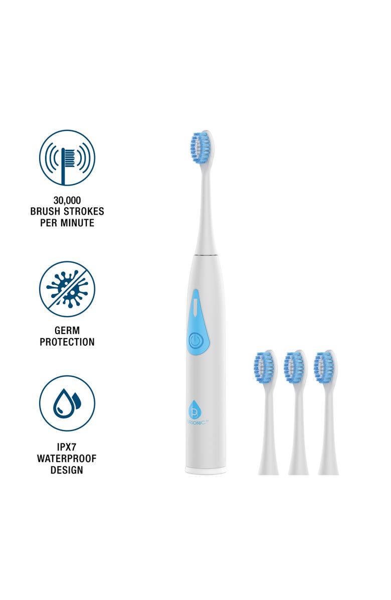 PURSONIC Triple-Head Electric Tooth Wizard - 30,000 Strokes Per a ...