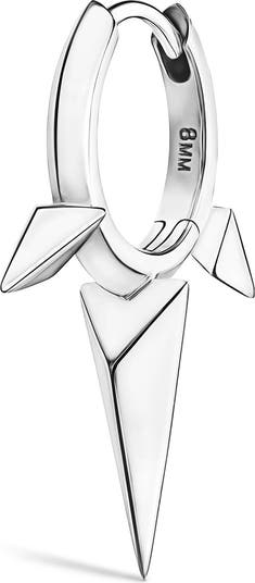 MARIA TASH Faceted Triple Long Spike Hoop Earring | Nordstrom