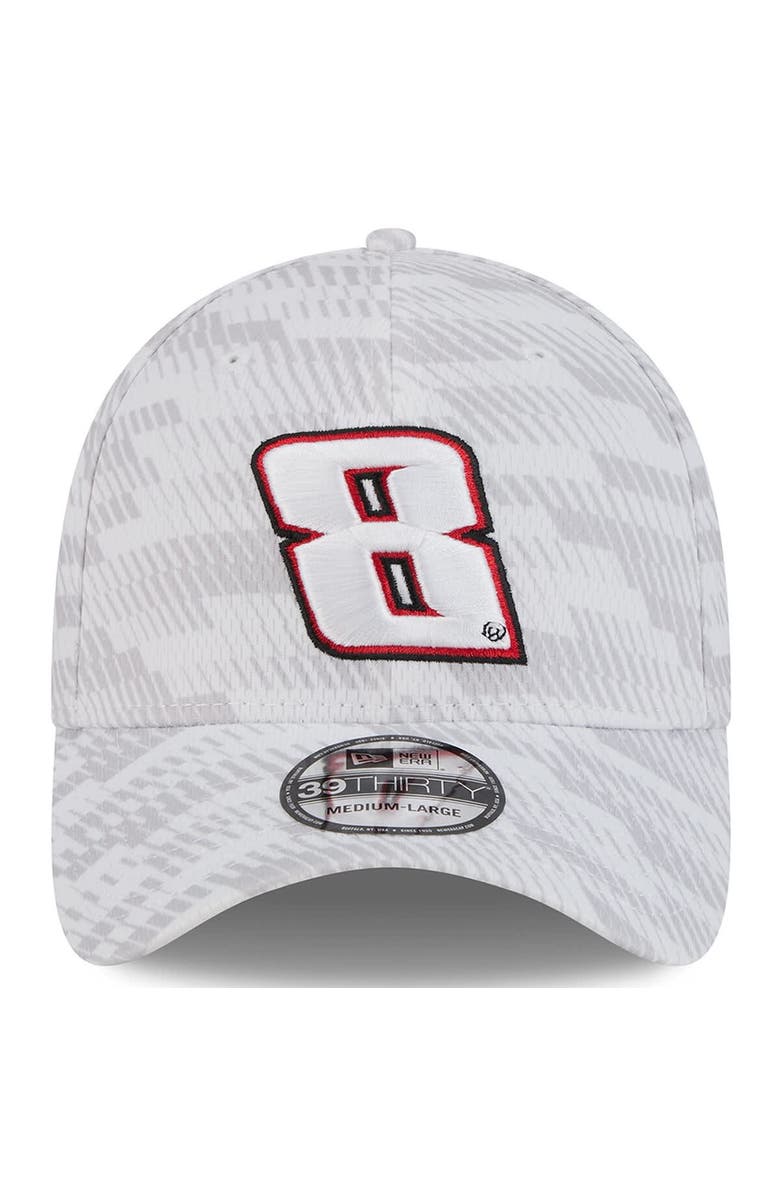 New Era Men's New Era White Kyle Busch 39THIRTY Graded Flex Hat | Nordstrom