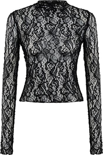 Nocturne Sheer Tulle Top | Nordstrom