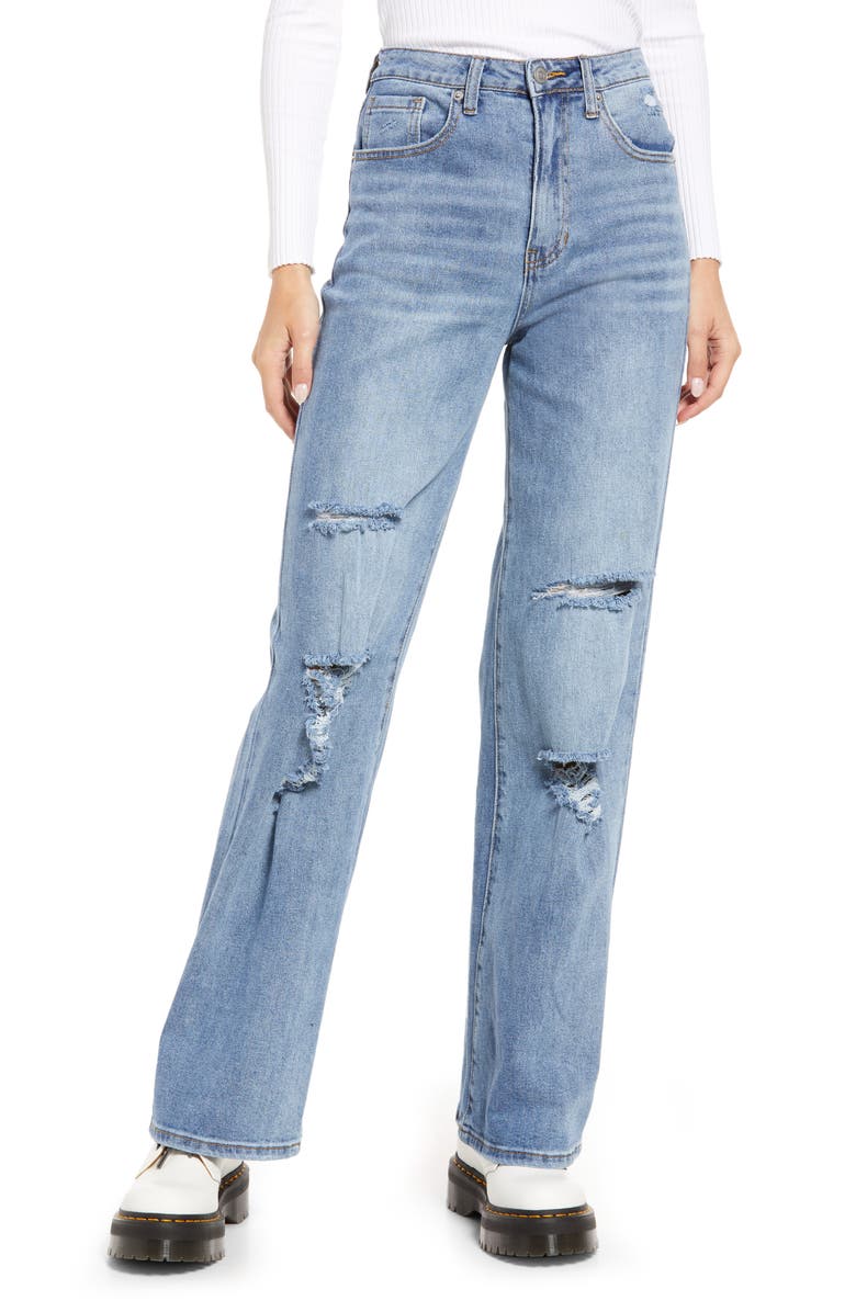 BP. Deconstructed Wide Leg Jeans | Nordstromrack