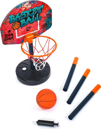 Simba Toys Basketball Hoop Play Set Adjustable Hoop Height Up To 63", 3 ...