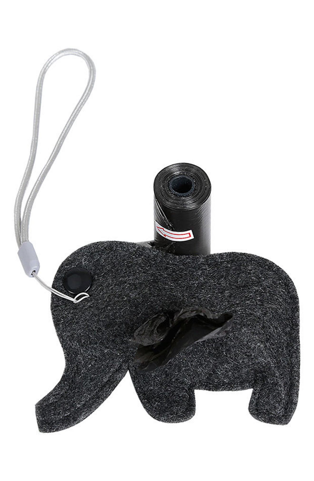 PET LIFE Fleece Elephant Shaped Travel Waste Bag Dispenser | Nordstromrack