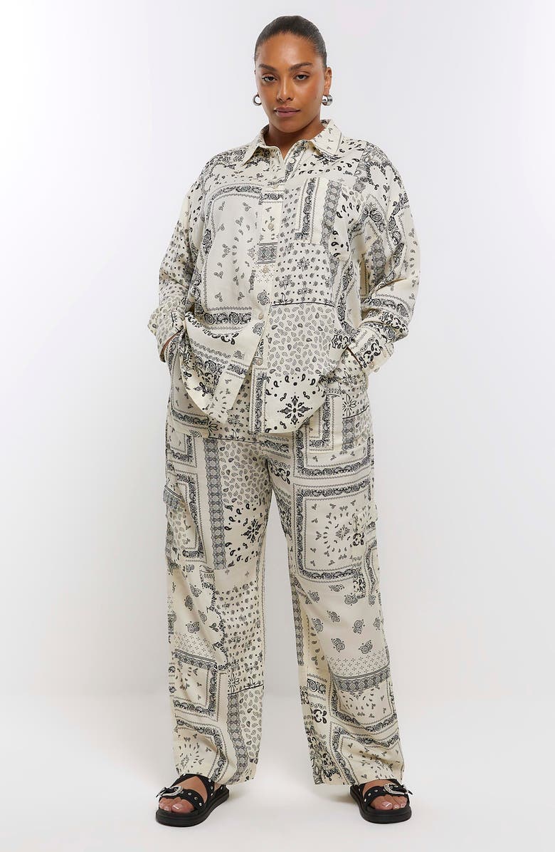 River Island Bandana Print Cargo Pants | Nordstromrack