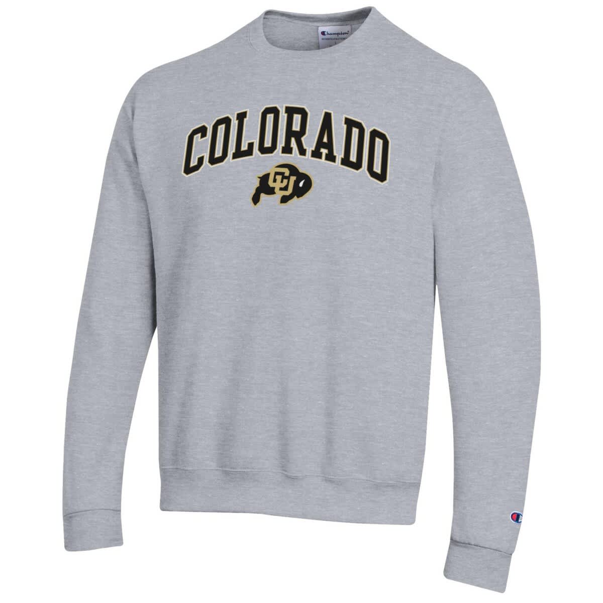 Champion Men's Champion Heather Gray Colorado Buffaloes Arch Over Logo ...