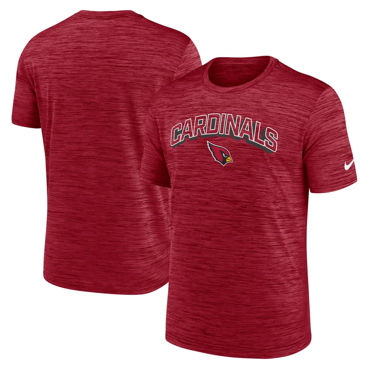 Nike Men's Nike Cardinal Arizona Cardinals Velocity Performance T-Shirt ...