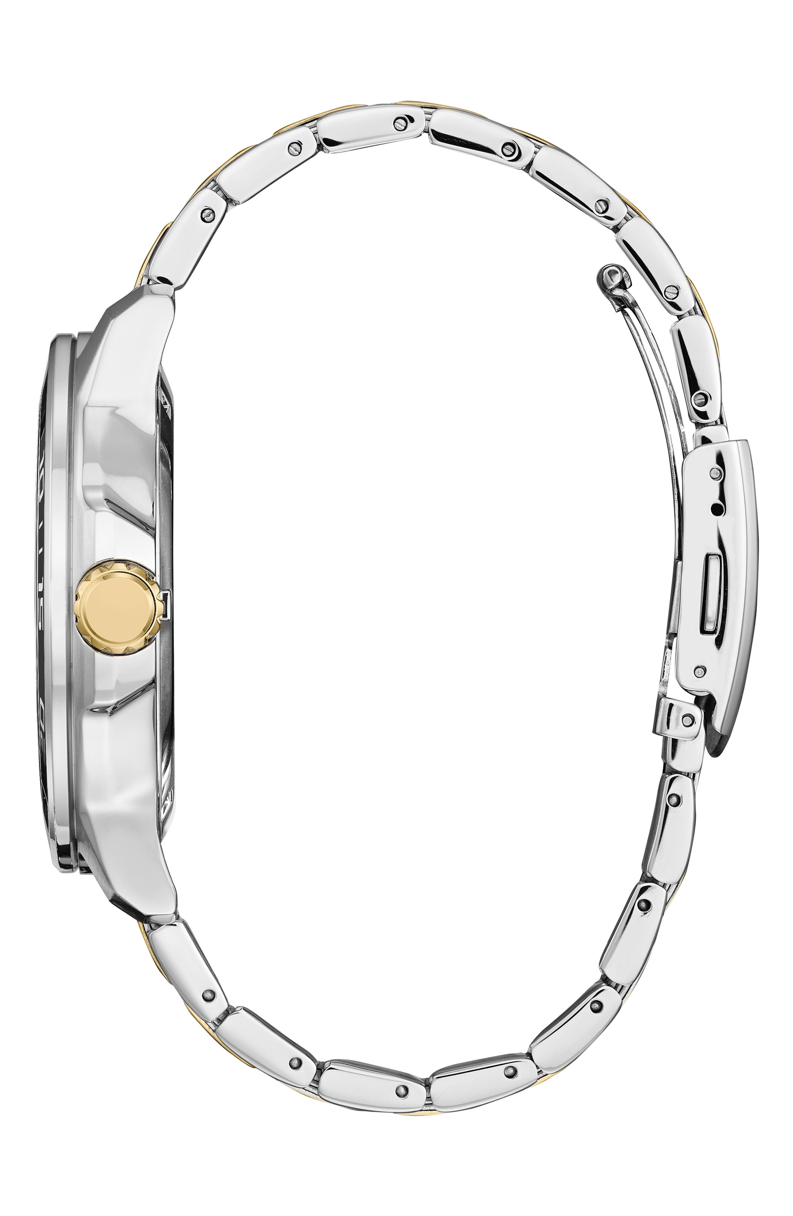 Citizen Eco Drive Three-Hand Quartz Stainless Steel Bracelet Watch ...