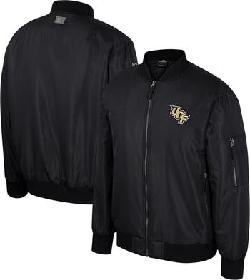 COLOSSEUM Men's Colosseum Black UCF Knights Full-Zip Bomber Jacket ...