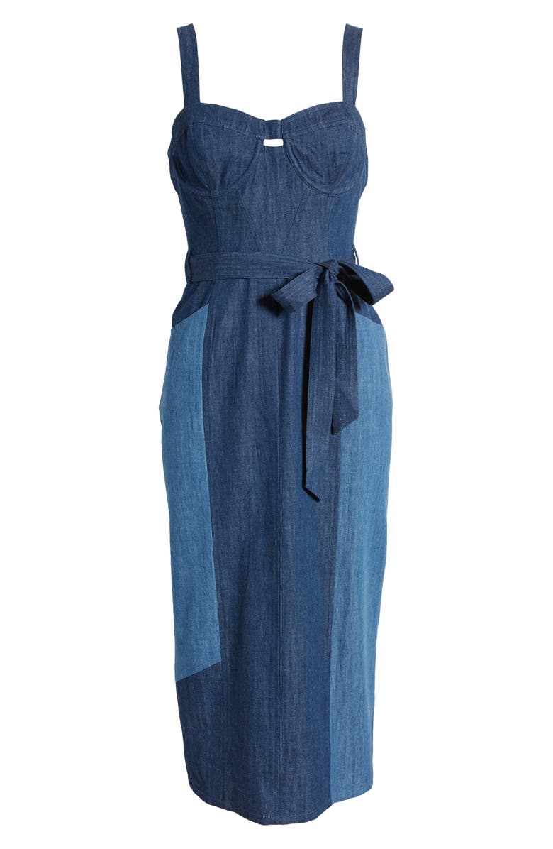 Du Paradis Canggu Denim Midi Dress | Nordstromrack