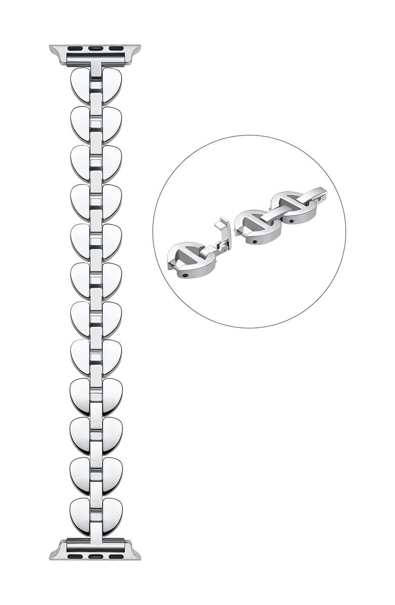 The Posh Tech Posh Tech Sleek Metal Link Apple Watch Replacement Band ...