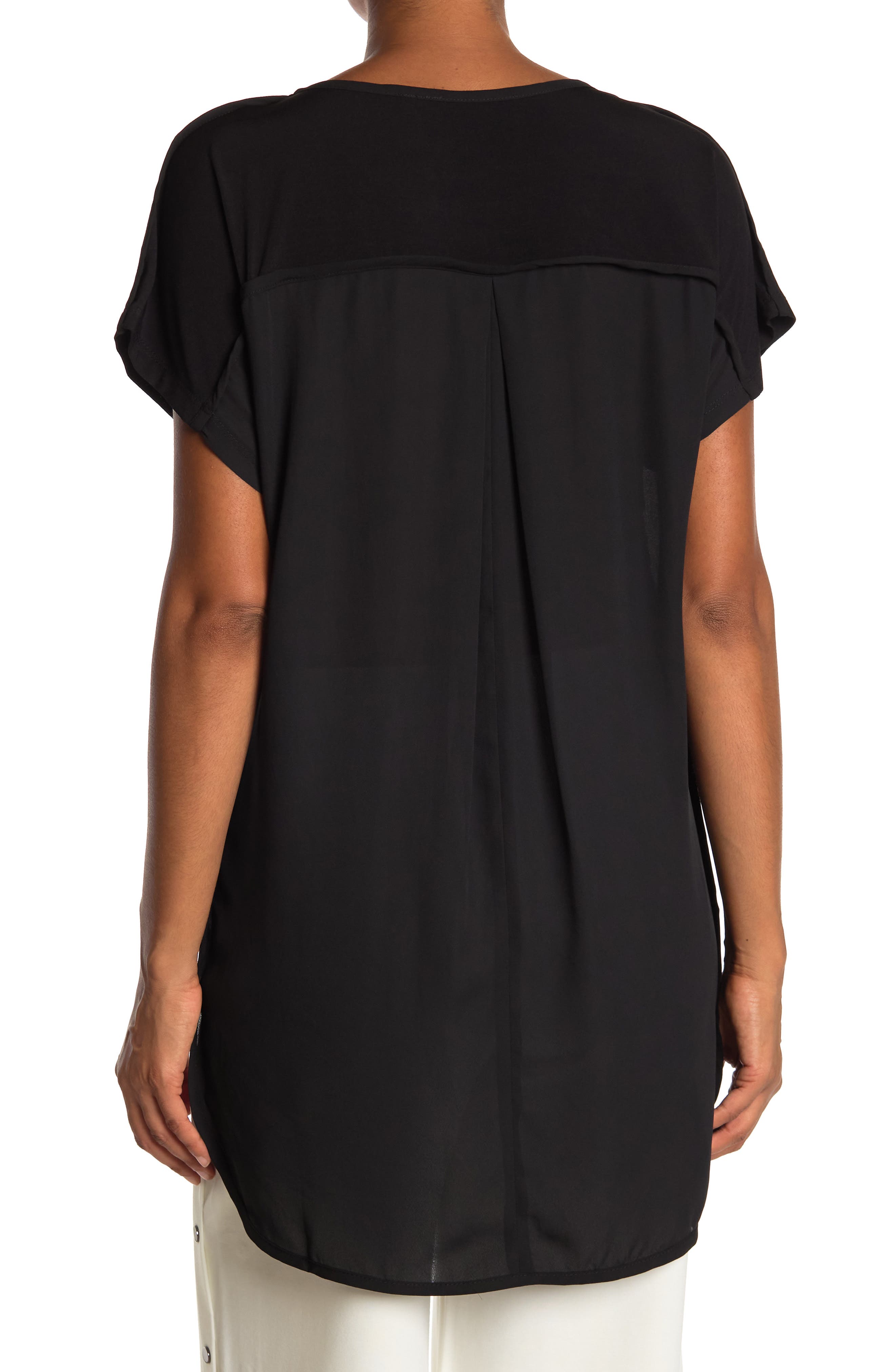 PATRIZIA LUCA Graphic Print Chiffon Tunic | Nordstromrack