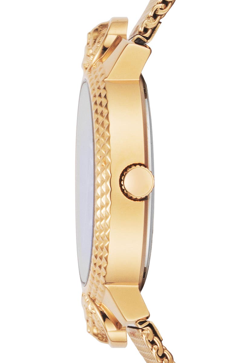 VERSUS Versace Mouffetard Violet Diamond Mesh Bracelet Watch, 38mm ...