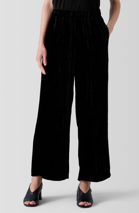 Women's Velvet Black Pants | Nordstrom