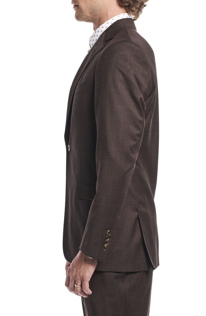 Strong Suit by Ilaria Urbinati Hank Slim Fit Three-Piece Plaid Wool ...