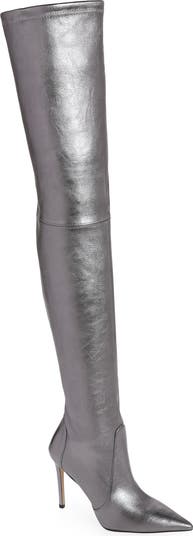 Stuart Weitzman Ultrastuart 100 Stretch Pointed Toe Over the Knee Boot ...
