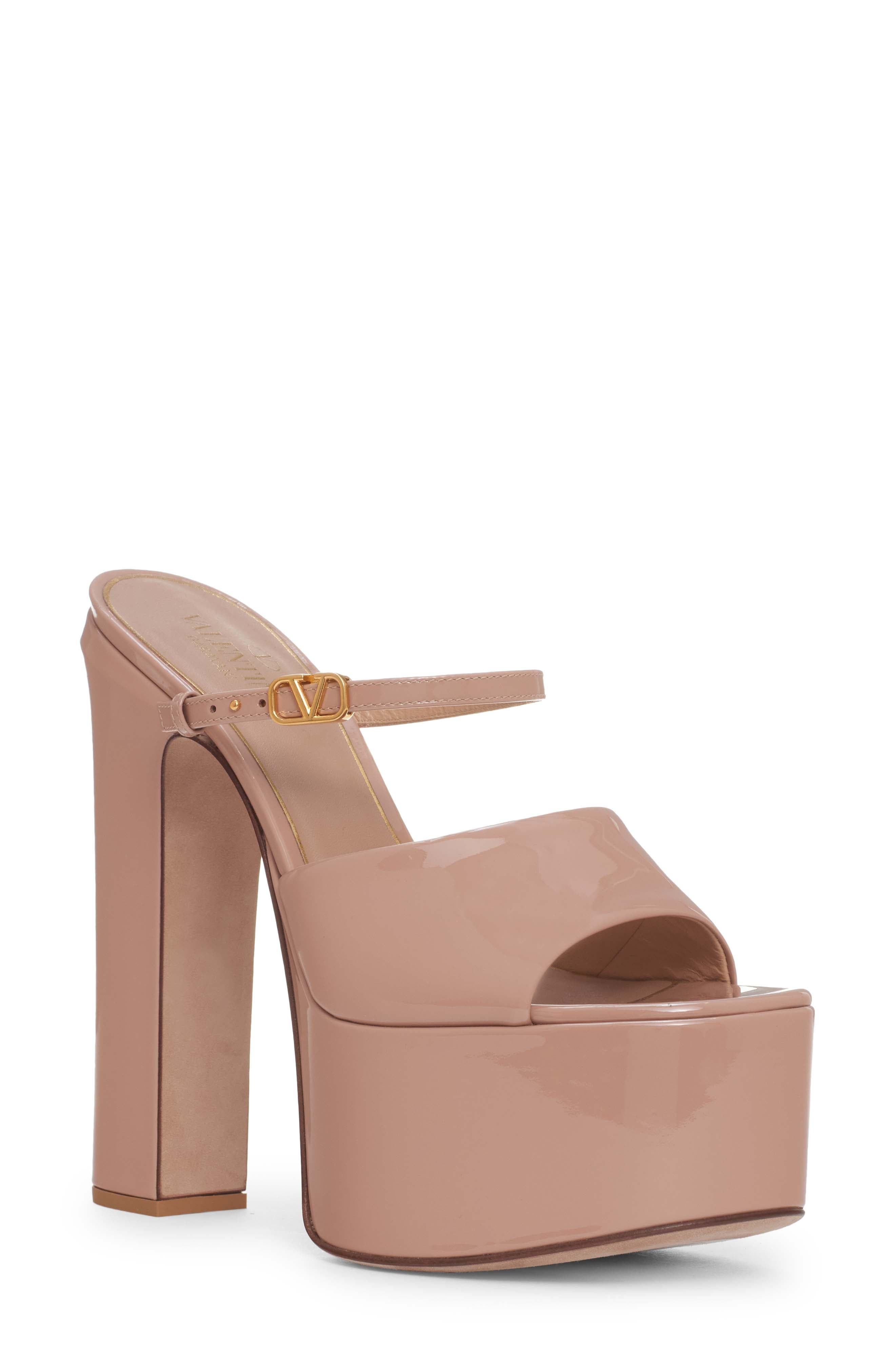 Valentino Garavani Tan-Go Platform Slide Sandal (Women) | Nordstromrack
