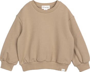 MILES THE LABEL Latte French Terry Sweatshirt | Nordstromrack