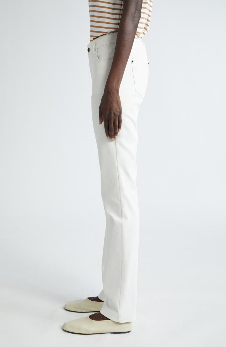 Lafayette 148 New York Thompson Waxed Denim Slim Leg Jeans | Nordstromrack