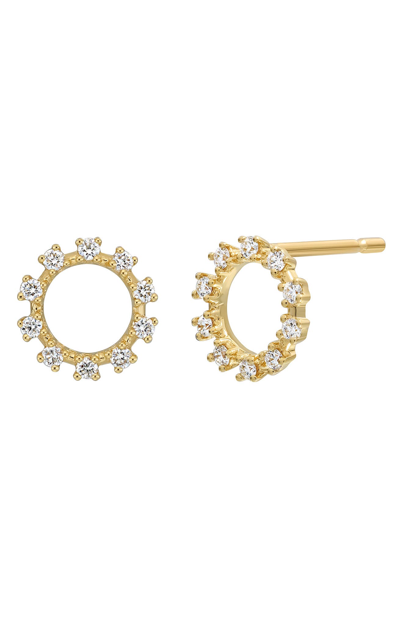 Bony Levy Icon Diamond Circle Stud Earrings | Nordstromrack