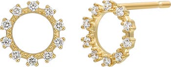 Bony Levy Icon Diamond Circle Stud Earrings | Nordstromrack