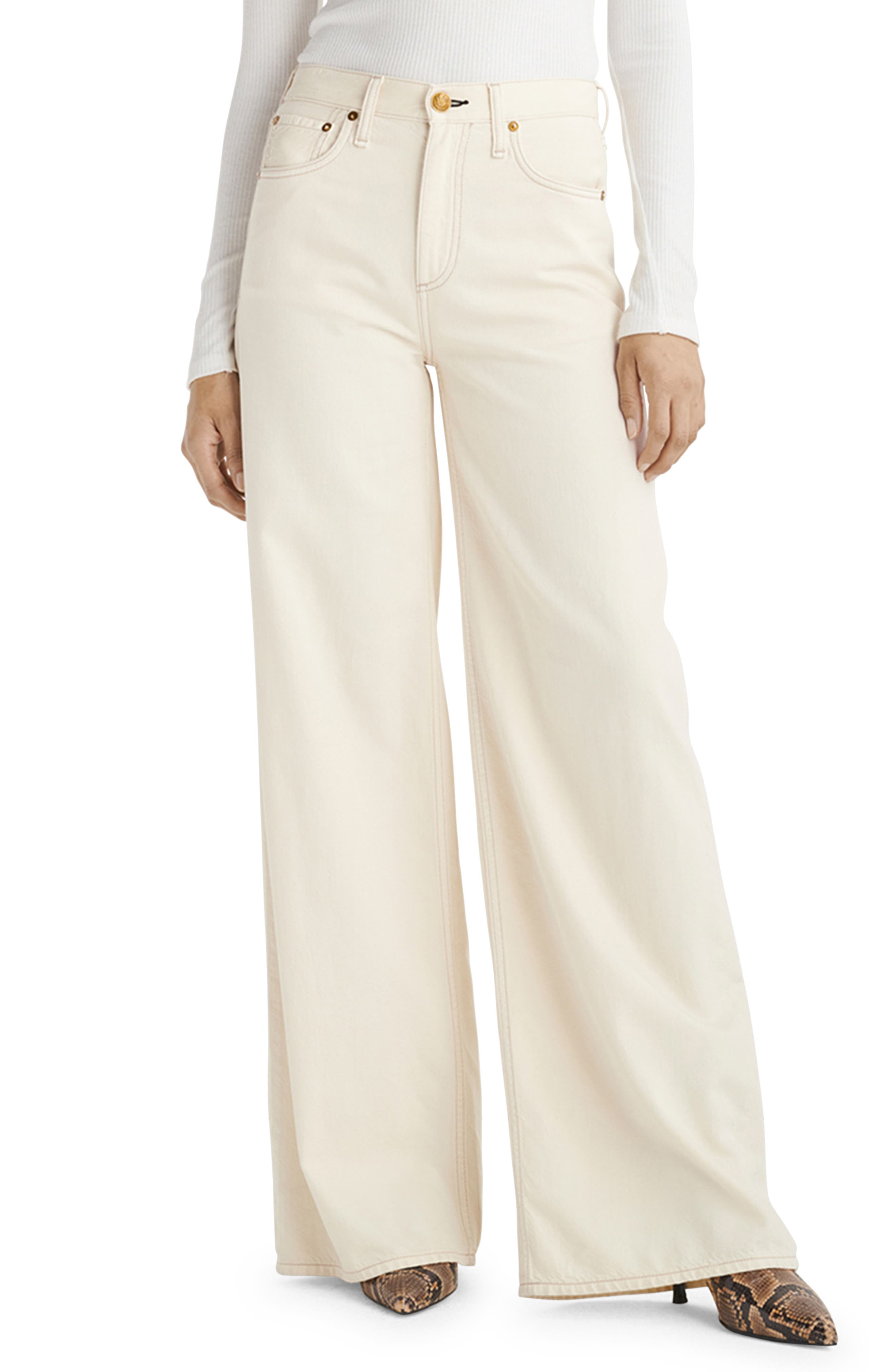 rag & bone Sofie Featherweight Wide Leg Jeans | Nordstrom